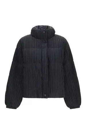 GONGDID DESIGN Reversible High-neck Puffer Jacket - Black