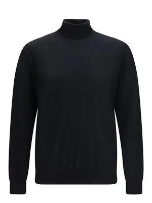 Giorgio Armani Cashmere Turtleneck Sweater - Black