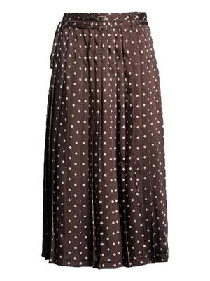 Sandro Floral-print Midi Skirt - Brown