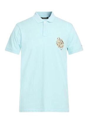 Roberto Cavalli Polo Shirt Size Cotton - Blue