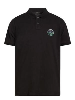 Roberto Cavalli Polo Shirt Size Cotton - Black