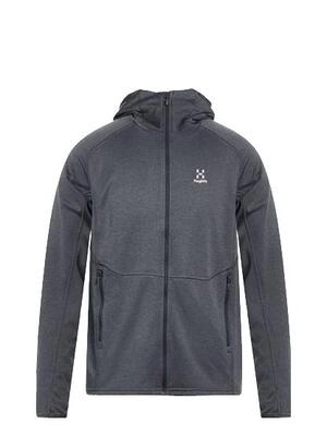 HAGLOFS Polyester Zip-up Hoodie - Charcoal