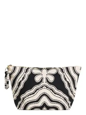 LEMLEM Cora Pouch With Abstract Print - Niku Black