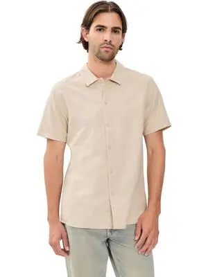 RHYTHM Classic Linen Shirt - Sand
