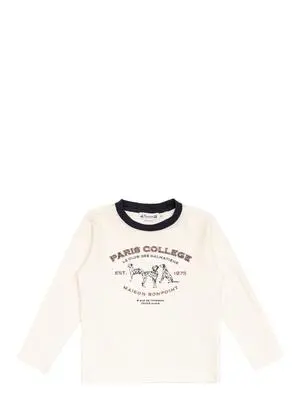 Bonpoint Tadda Printed Long-sleeve T-shirt - Cream