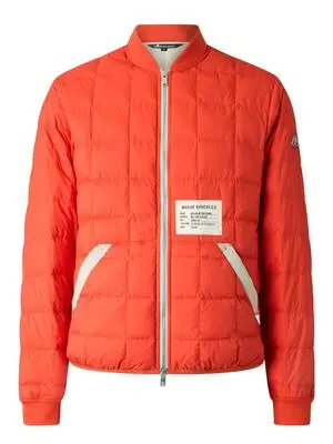 Moose Knuckles Quilted Zip-up Bomber Jacket - Red