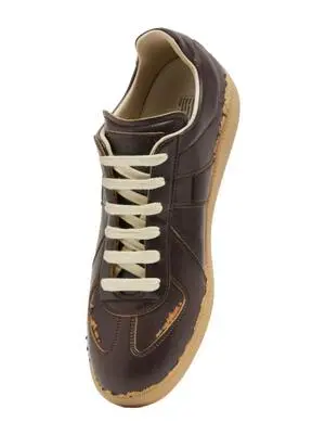 MAISON MARGIELA Replica Low-top Sneakers - Brown