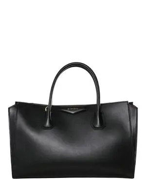 Givenchy Antigona Leather Tote Bag - Black