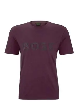 Hugo Boss Logo-print Cotton T-shirt - Red
