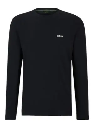 HUGO BOSS Boss Hugo Boss Contrast-Logo Stretch Long-Sleeved T-Shirt