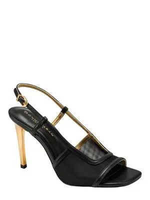 Donna Karan New York Slingback Sandals - Black