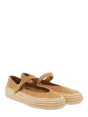 Loewe Rio Suede Espadrilles - Beige