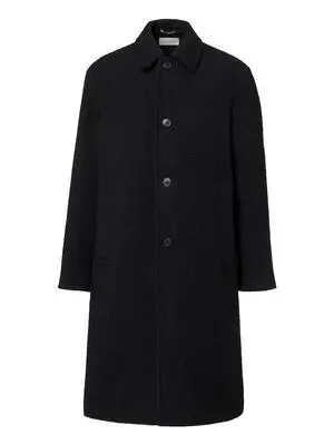 Dries Van Noten Wool-blend Coat - Black