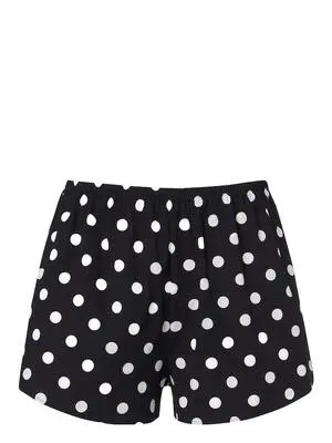 Hunza G Polka Dot Shorts - Black