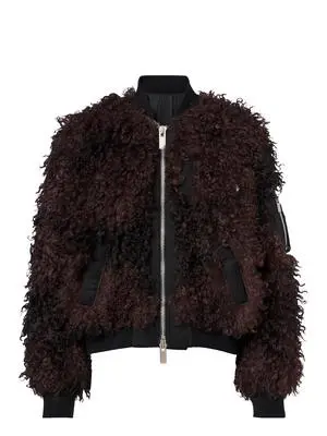 Sacai Oversized Bomber Jacket - Brown