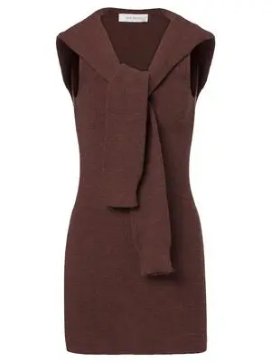 AYA MUSE Vao Mini Dress - Brown