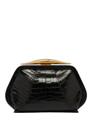 Elie Saab The Tresor Small Leather Clutch - Black
