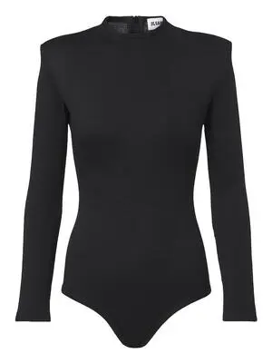 JIL SANDER Wool Bodysuit - Black