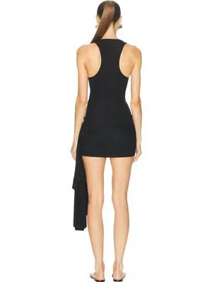 Christopher Esber Salacia Ruched Mini Dress - Black