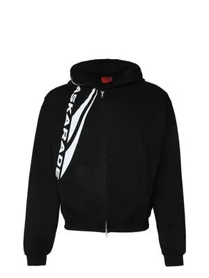 LA MASKARADE Ultra Heavy Zip Hoodie - Black