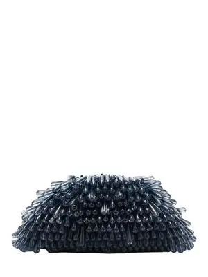 Cult Gaia Jaala Nano Beaded Clutch Bag - Blue