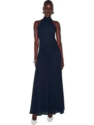 REFORMATION Fabienne Floral Print Maxi Dress - Blue