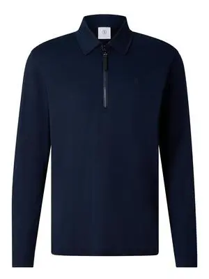 Bogner Bailey Polo Long-sleeved Top - Navy
