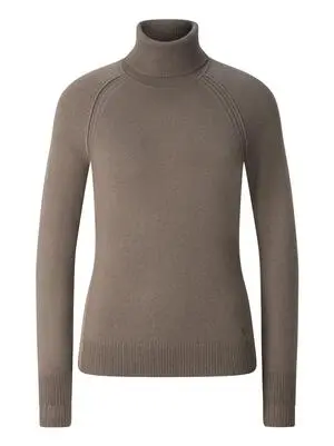 Bogner BOGNER Vaiana Pure New Wool Cashmere Sweater Dark Brown