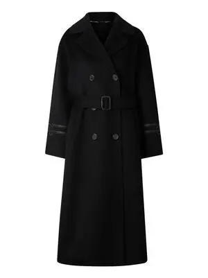 Bogner Terese Double-faced Wool Coat - Black