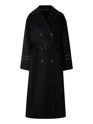 Bogner Terese Double-faced Wool Coat - Black