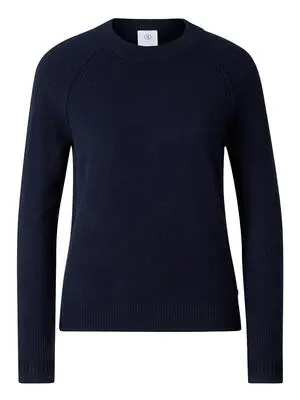 Bogner Vanessa Pure New Wool Cashmere Pullover - Navy