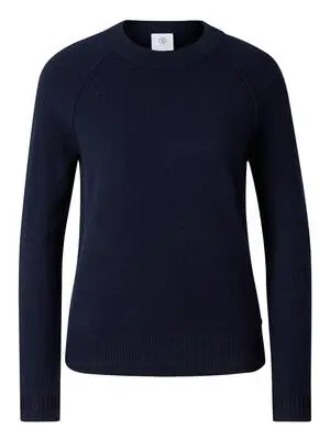 Bogner Vanessa Pure New Wool Cashmere Pullover - Navy