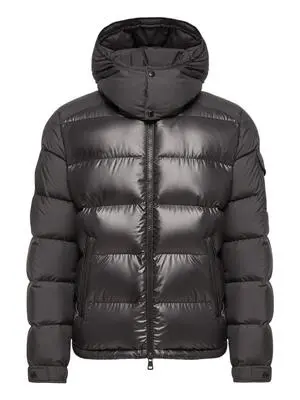 Moncler Maya Hooded Short Down Jacket - Black