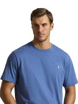 Ralph Lauren Jersey Crewneck T-shirt Carson Blue