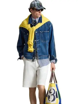 Ralph Lauren 10-inch Relaxed Fit Chino Shorts - White