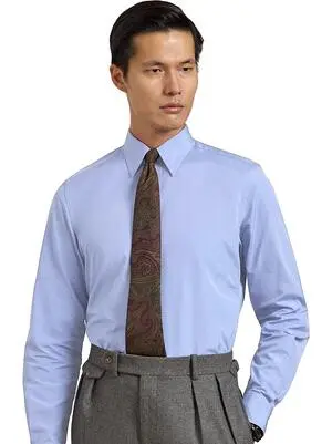 Ralph Lauren End-on-end Shirt - Medium Blue