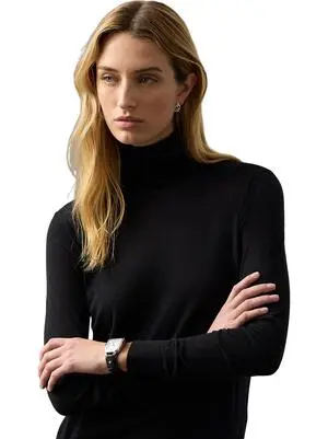 Ralph Lauren Cashmere Turtleneck Sweater - Black