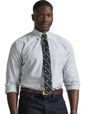 Ralph Lauren Tattersall Oxford Shirt - White/blue Multi
