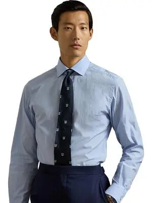 Ralph Lauren Mini-glen Check Twill Shirt - Blue