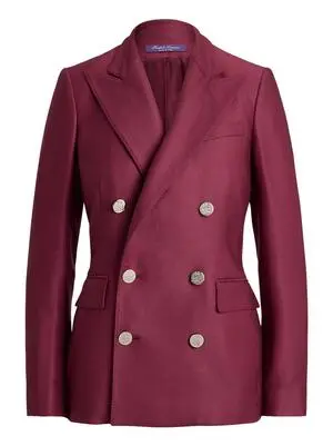 Ralph Lauren Camden Double-breasted Cashmere Jacket - Carmine