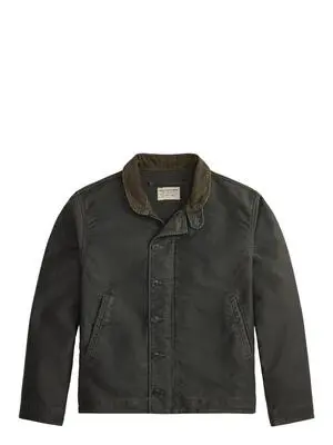 Ralph Lauren Corduroy-collar Cotton Deck Jacket - Vintage Black