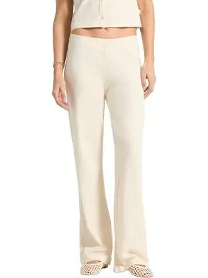 Brixton Siesta Wide Leg Knit Pants - Whitecap