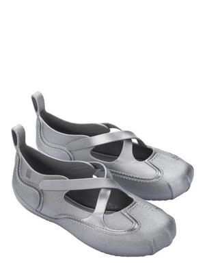 Melissa Mary Jane Water Resistant Sneaker - Silver