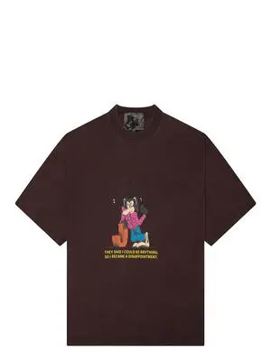 JUNGLES Disappointment Graphic Tee - Brown