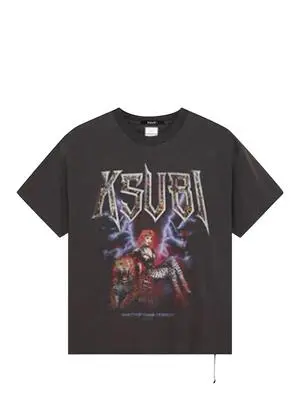 Ksubi Kingdom Ekcess Short Sleeve Graphic Tee - Black