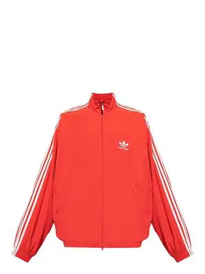 Balenciaga X Adidas Track Jacket With Sporty Stripes - Red