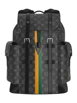 LOUIS VUITTON Christopher Mm Monogram Eclipse Backpack - Black