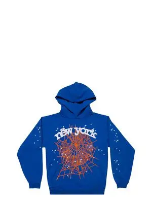 SP5DER Og Web V2 Knicks Home Hoodie - Blue