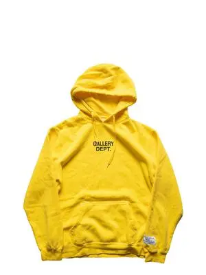 GALLERY DEPT. Center Logo Hoodie - Yellow