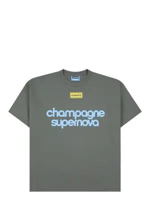 PLEASURES Champagne Supernova" Graphic T-shirt - Black